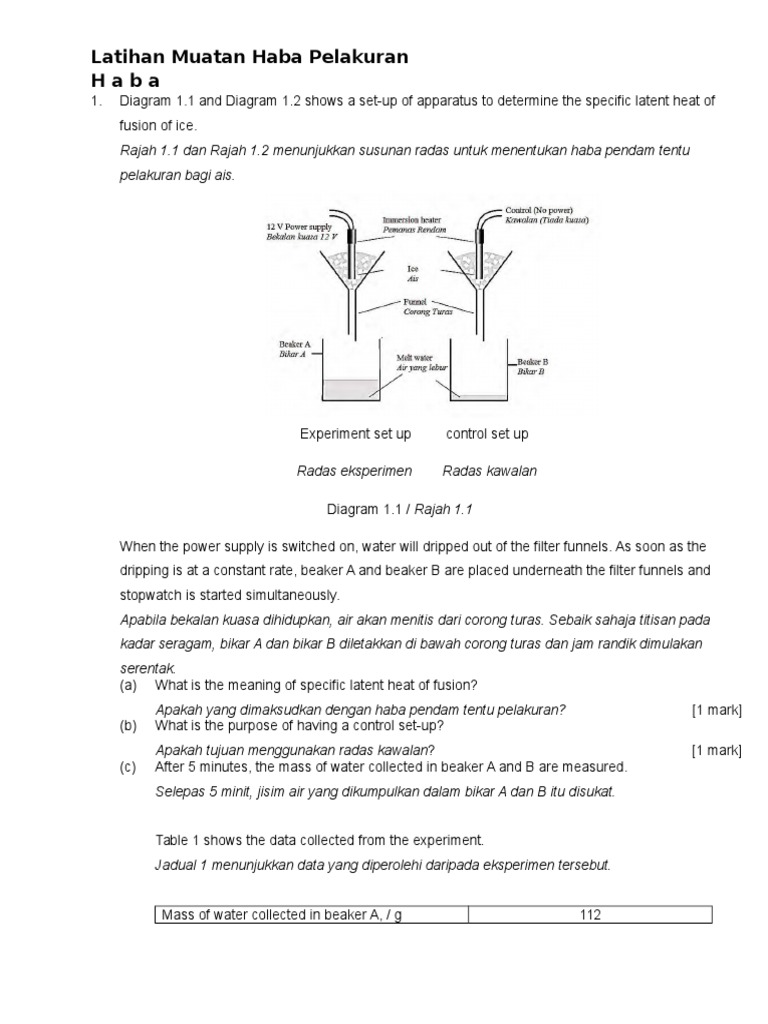 Latihan Haba | PDF