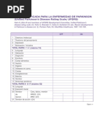 Escala Catatonía BFCRS Completa Con Puntajes | PDF | Sicología ...
