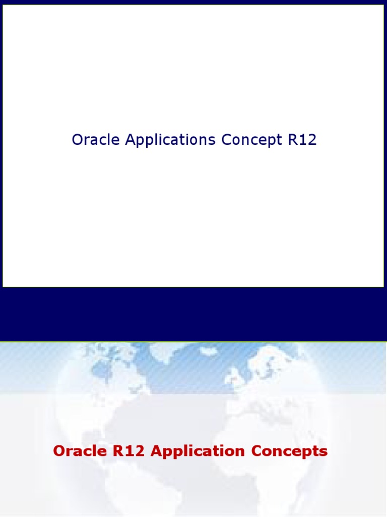 Oracle R12 Application Concepts Guide | PDF | Oracle Database | Web Server