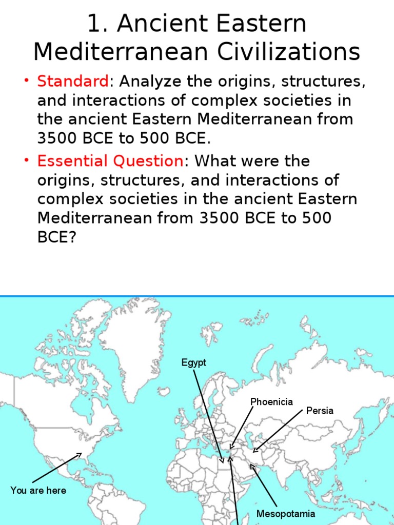 sswh1 Ancient Eastern Mediterranean Civilizations | PDF | Ancient Egypt ...
