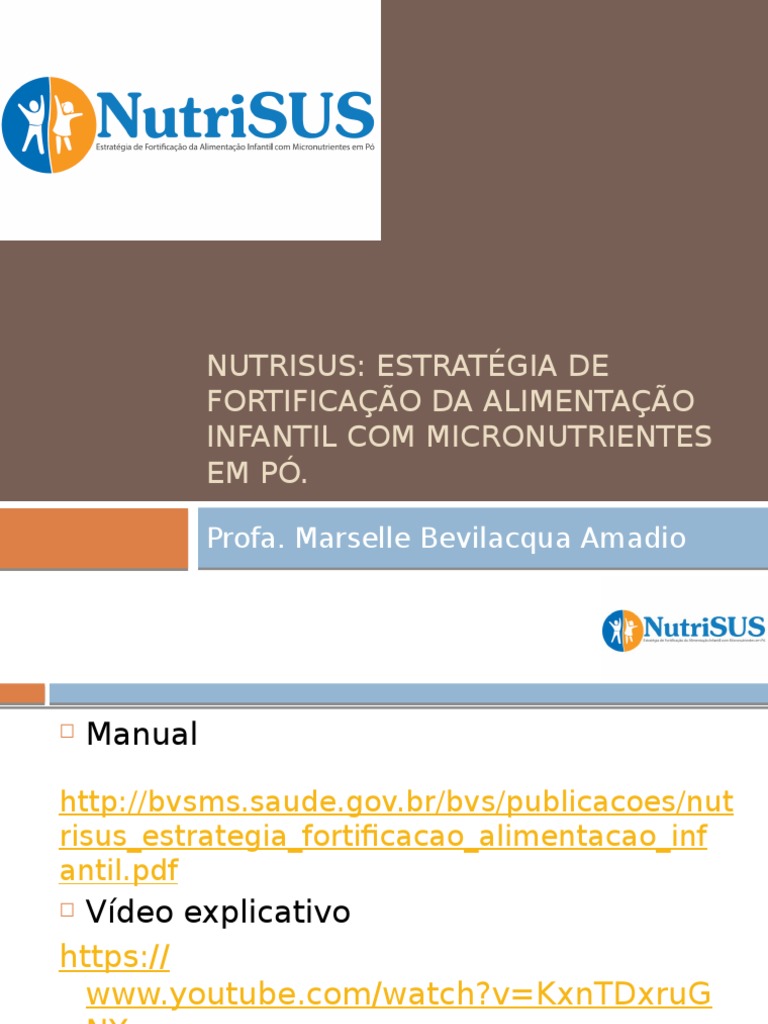 NUTRISUS | PDF | Alimentos | Vitamina