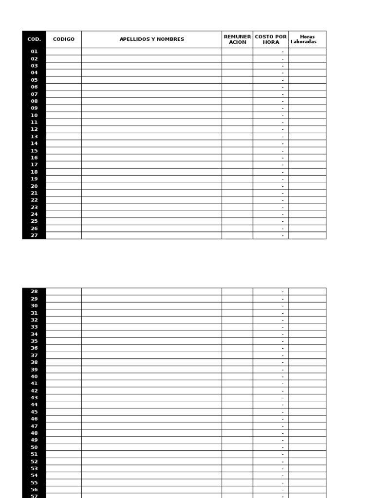 Planilla Eventual | PDF | Computers | Technology & Engineering