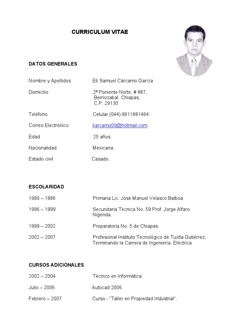 Curriculum Vitae Samuel | PDF