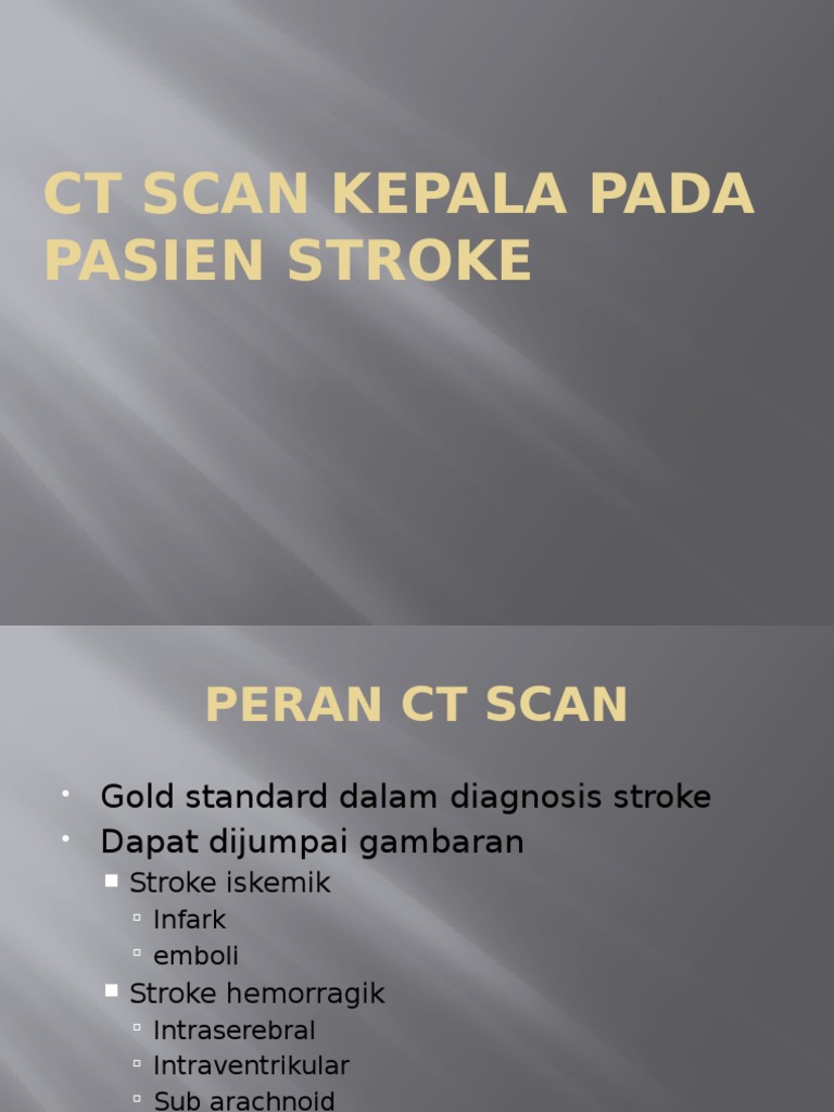 Materi Belajar CT Scan | PDF