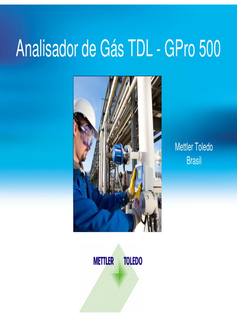 Mettler Toledo - Analisador GPro 500 TDL | PDF | Laser | Ótica