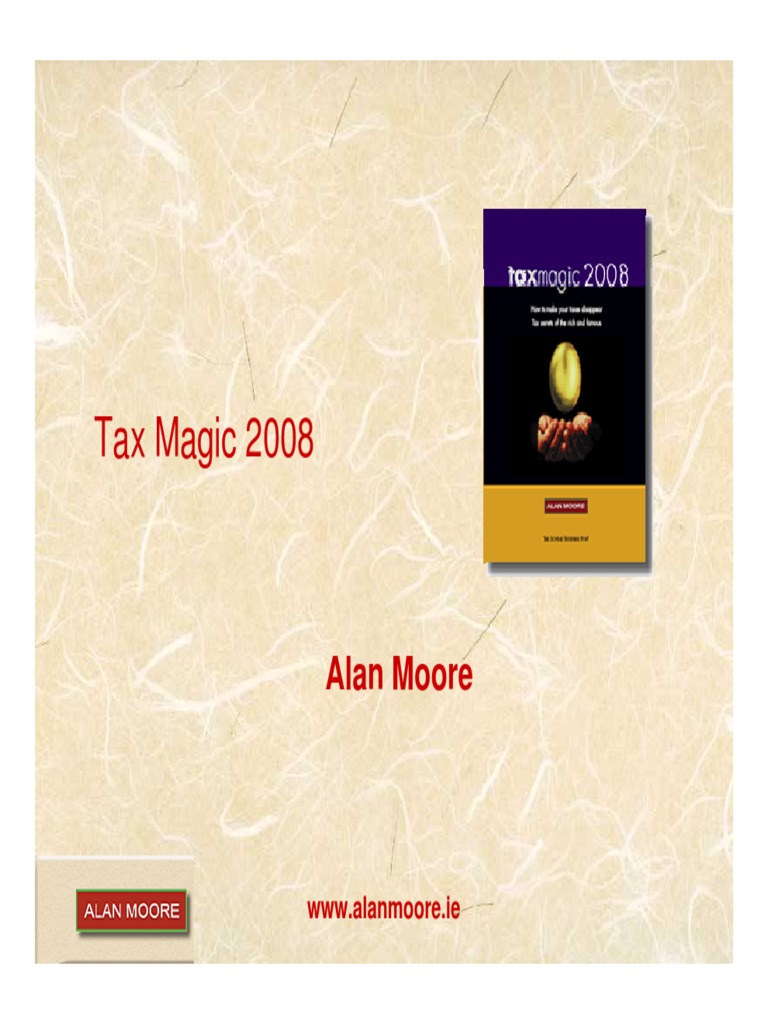 Tax Magic - Tax Efficiency | PDF | Investing | Self Employment