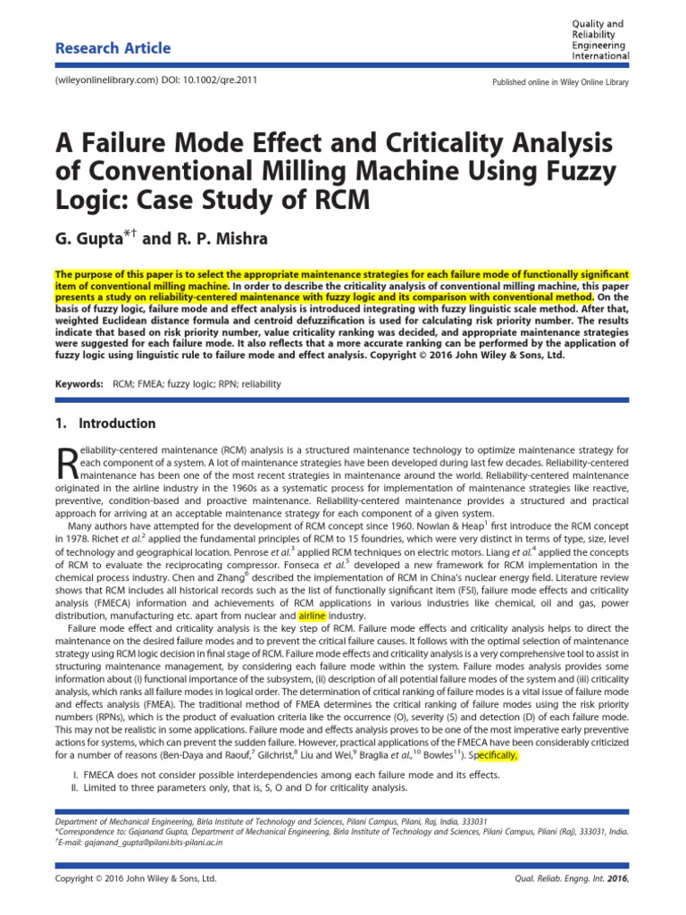 Gupta Et Al-2016-Quality and Reliability Engineering International ... Gupta Et Al-2016-Quality and Reliability Engineering International ...