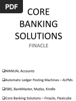 FINACLE 10 Menus-1 | PDF | Clearing (Finance) | Menu (Computing)