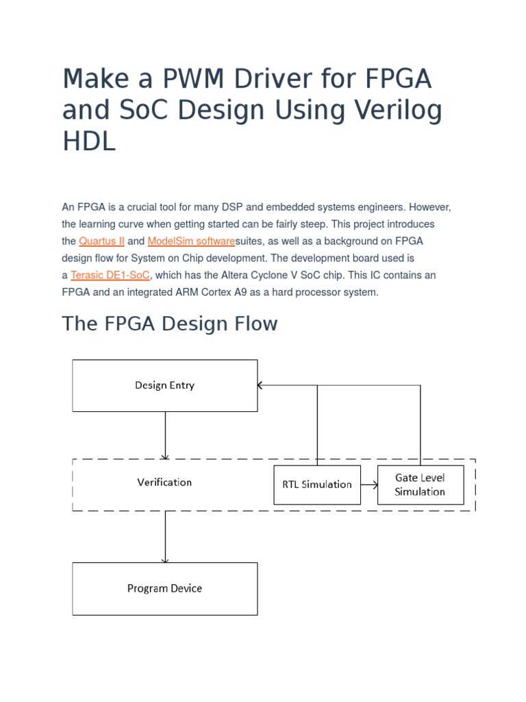 PWM Driver Verilog | PDF | Field Programmable Gate Array | Electronic ... PWM Driver Verilog | PDF | Field Programmable Gate Array | Electronic ...