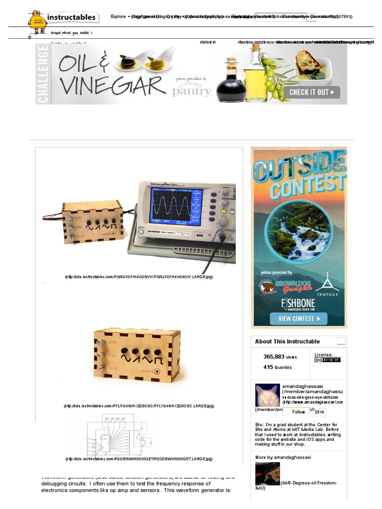 Arduino Waveform Generator | PDF | Electronic Filter | Low Pass Filter