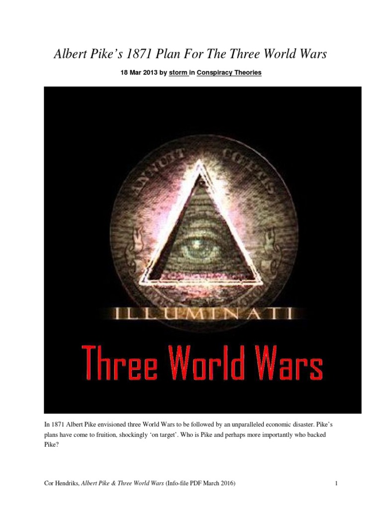 Albert Pike Three World Wars | PDF | Inflation | Zionism