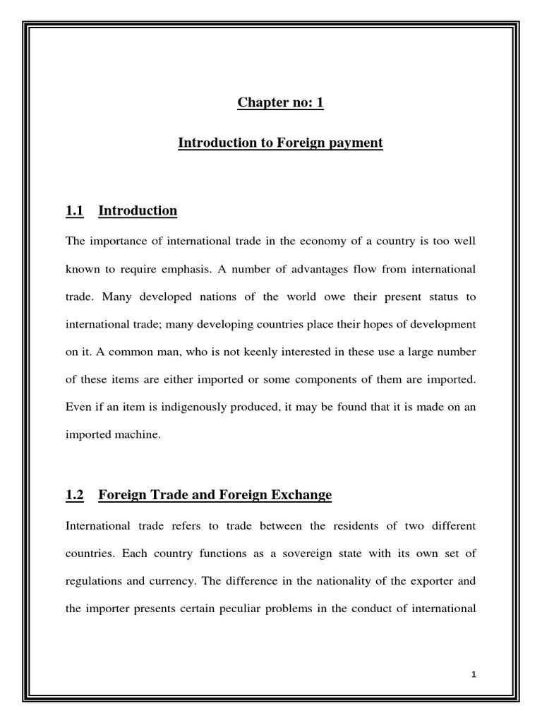 Foreign Payment Methods Explained | PDF | Letter Of Credit | Payments