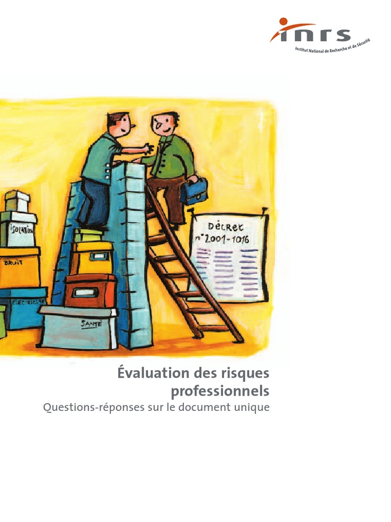 Evaluation Des Risques Professionnels PDF | PDF