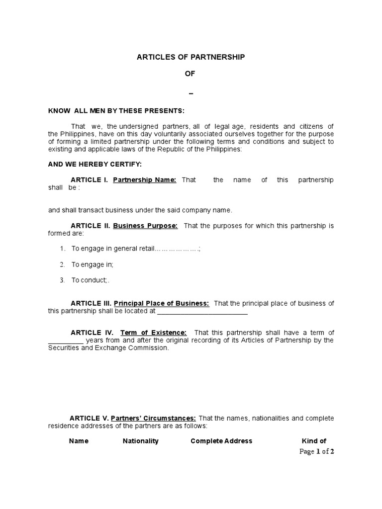 Sample AOI | PDF | Partnership | Government Information