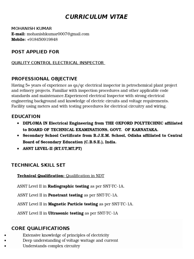 Electrical QC | PDF | Electrical Wiring | Cable