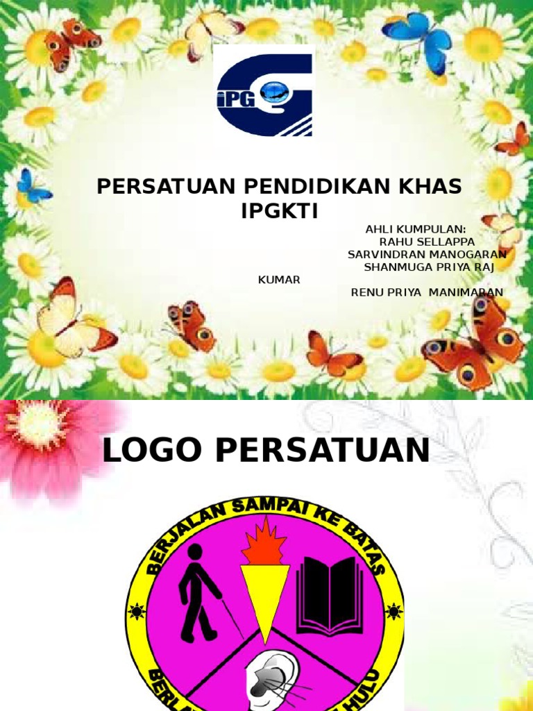 Persatuan Pendidikan Khas Ipgkti (Edited) | PDF