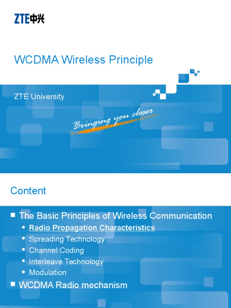 01 WR - BT1002 - E01 - 1 WCDMA Wireless Principle-49 | PDF | Modulation | Data Transmission