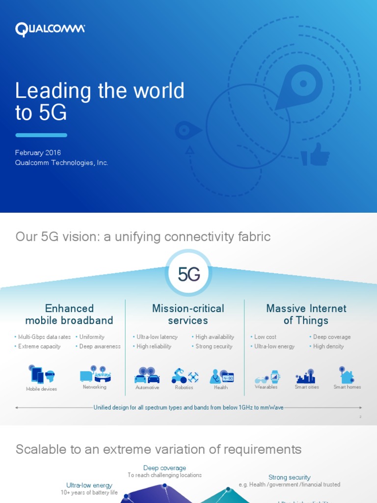 Qualcomm 5g Vision Presentation | PDF
