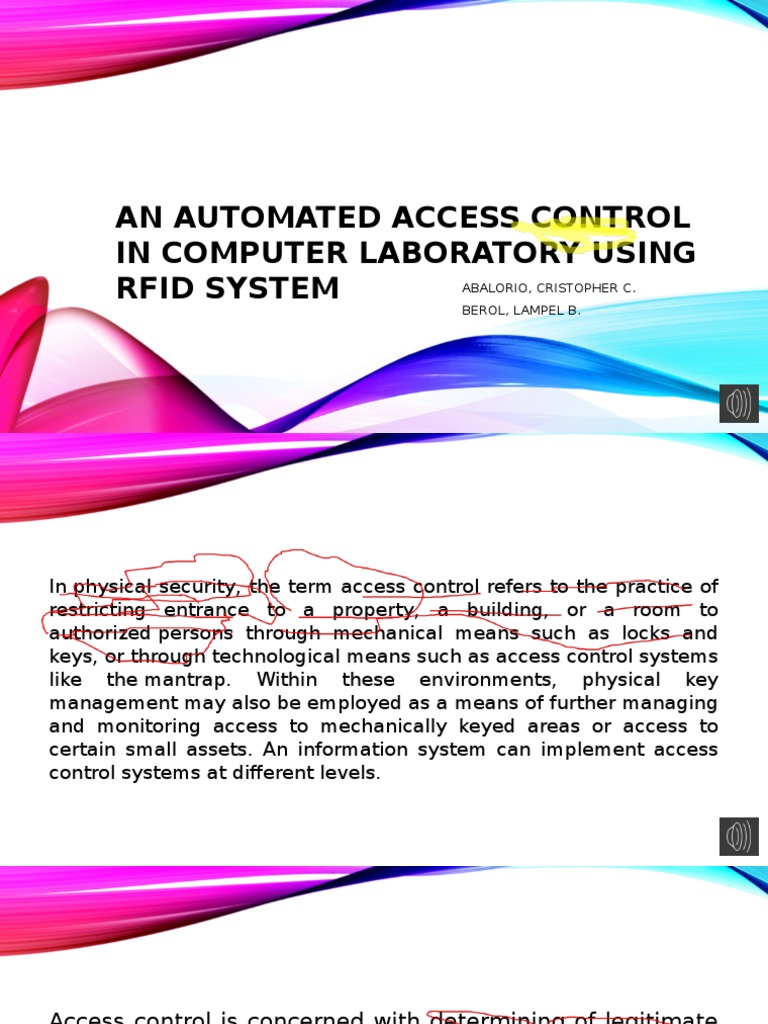 An Automated Access CONTROL in Computer Laboratory Using RFID | PDF ...