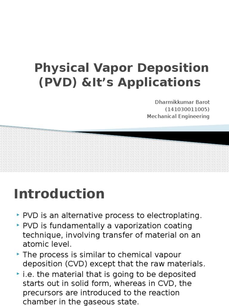 PVD | PDF | Thin Film | Sputtering