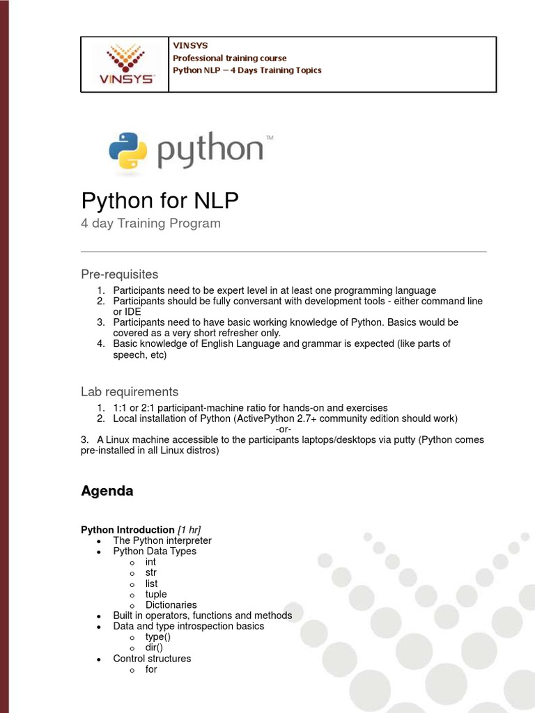 Python NLP | PDF | Python (Programming Language) | Regular Expression