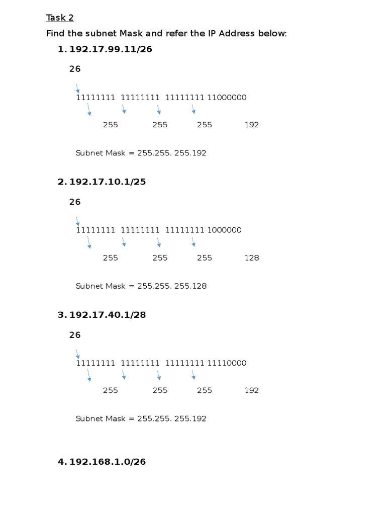 Assignment Ip Address Task 2 Pdf 