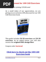 100 CAD Exercises PDF | PDF | Computer Aided Design | E Books