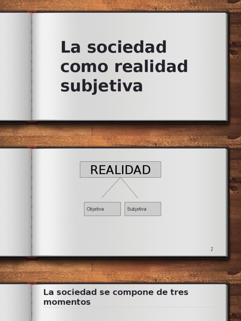 INTERNALIZACIÓN - La Sociedad Como Realidad Subjetiva | PDF