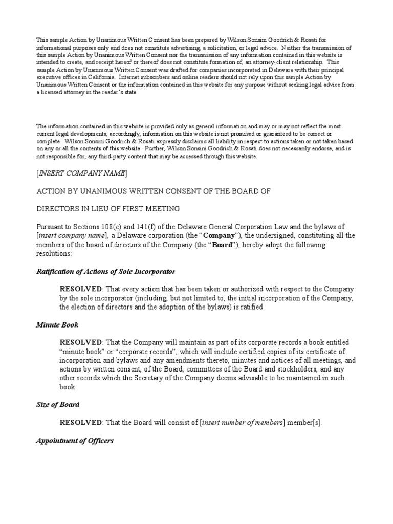 FII+ +Form+of+Initial+Board+Consent | Stocks | Cheque