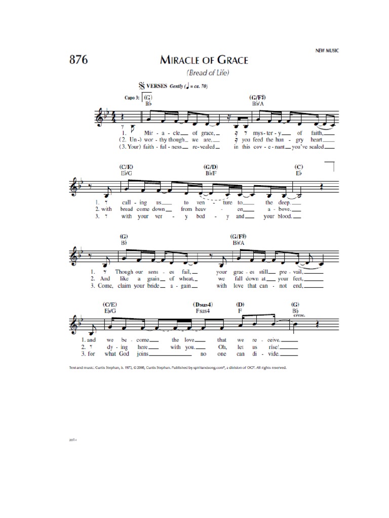 Miracle of Grace Bread of Life PDF | PDF