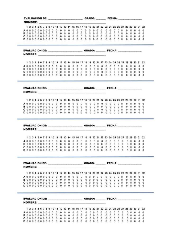 Hoja de Respuestas Icfes | PDF