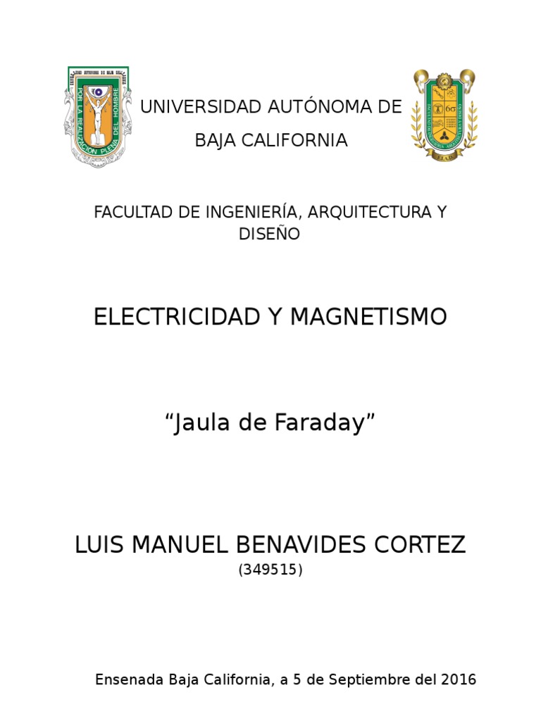 Practica 2 Jaula de Faraday | PDF | Electrostática | Campo eléctrico