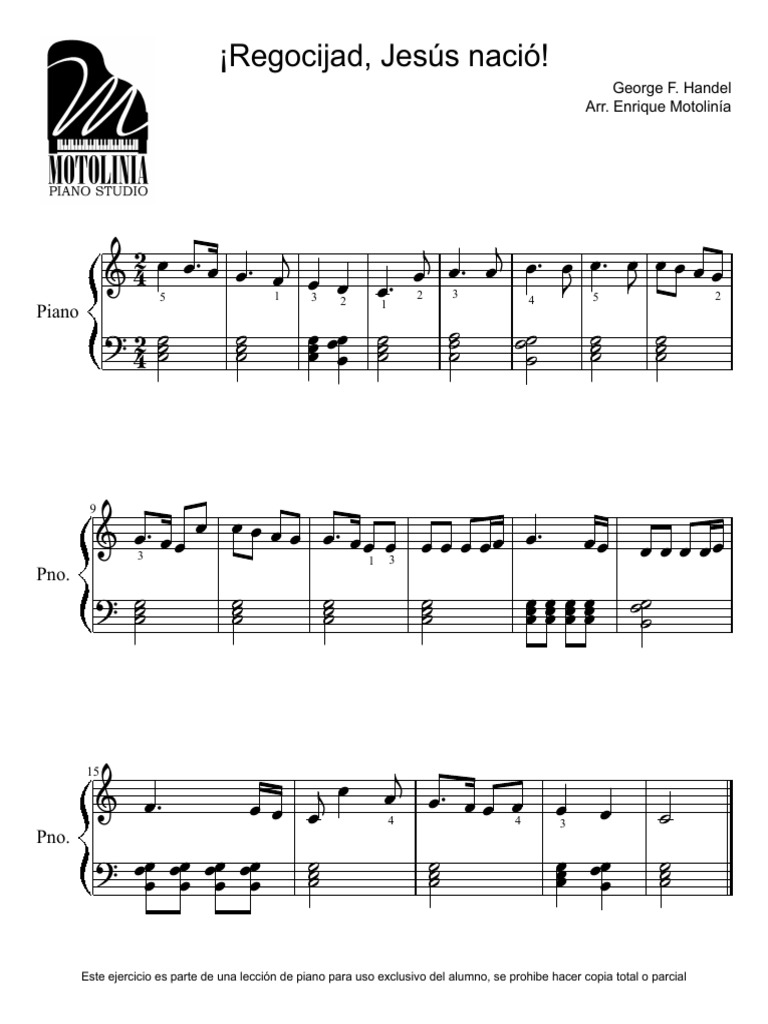 Regocijad, Jesús Nació PDF | PDF