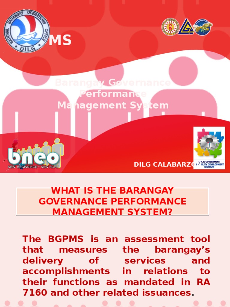 Barangay Governance Performance System | PDF | Governance | Natural ...