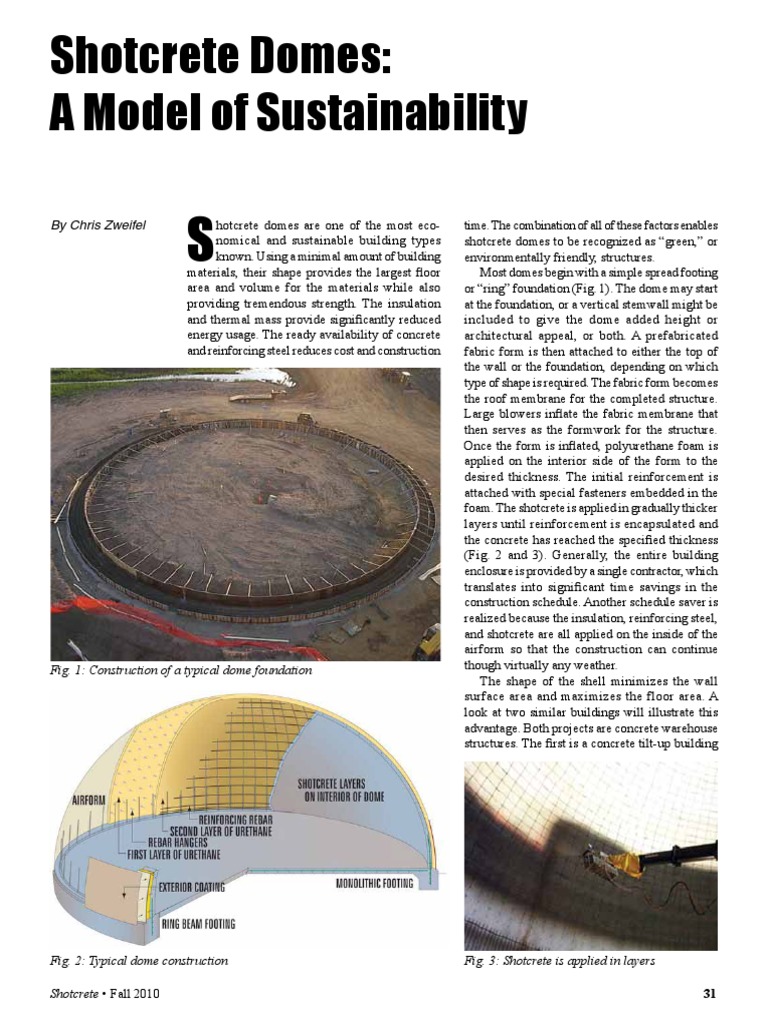 Shotcrete Domes | Leadership In Energy And Environmental Design | Green ...