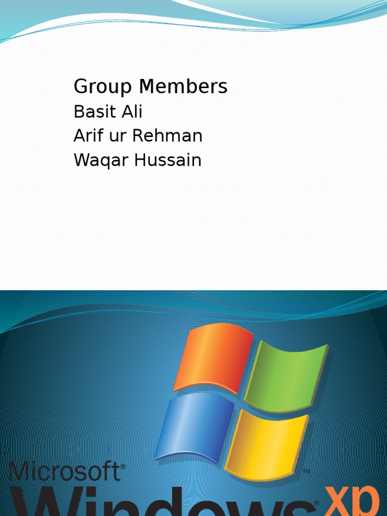 Windows Xp Presentation Pdf Icon Computing Windows Xp