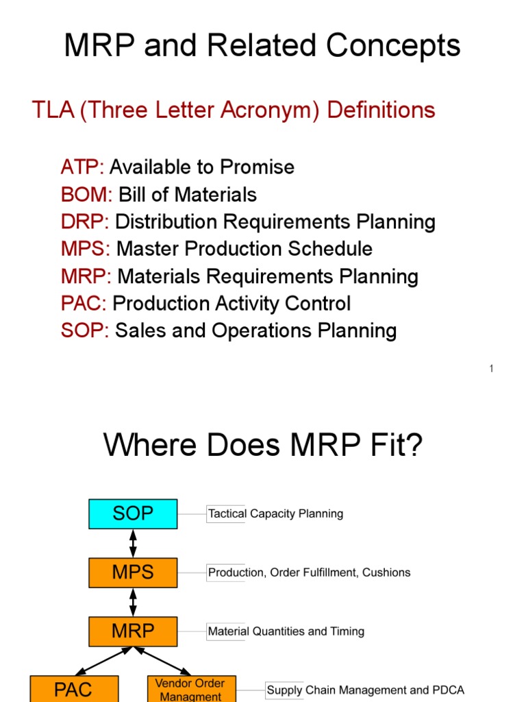 Material Requirements Planning | PDF | Commercial Item Transport And ...