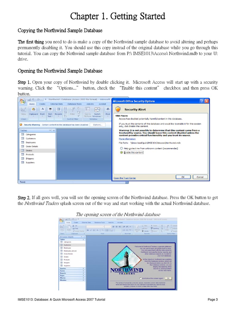 Navigating Northwind | Microsoft Access | Databases