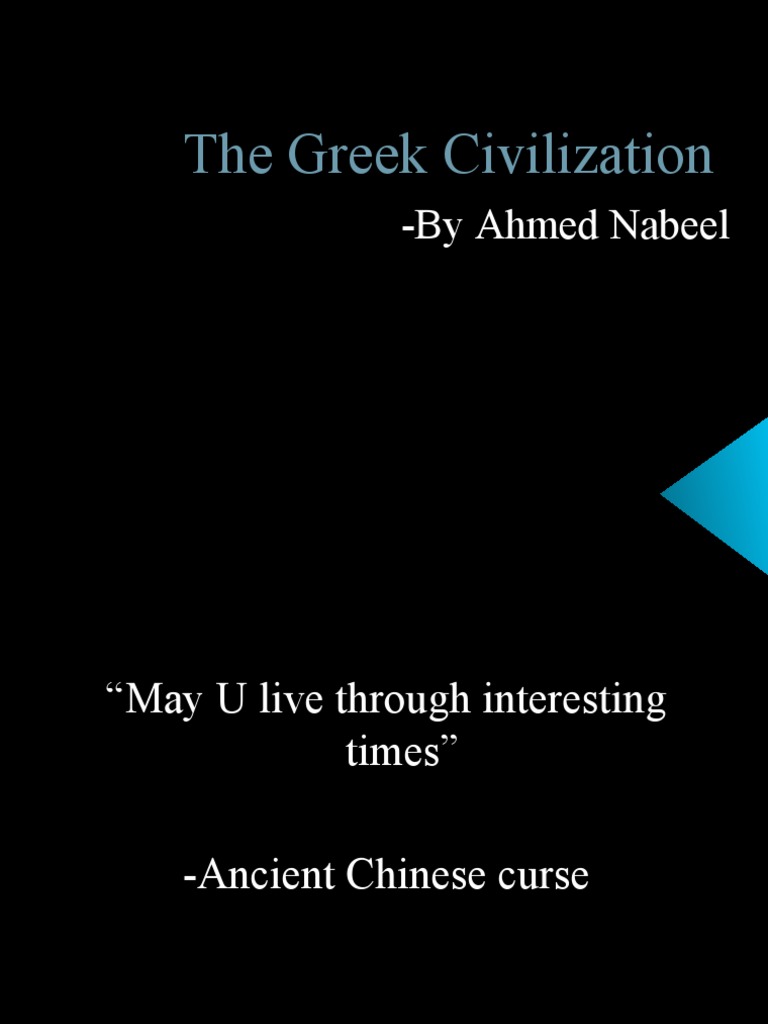 The Greek Civilization | PDF | Ancient Greece | Hades