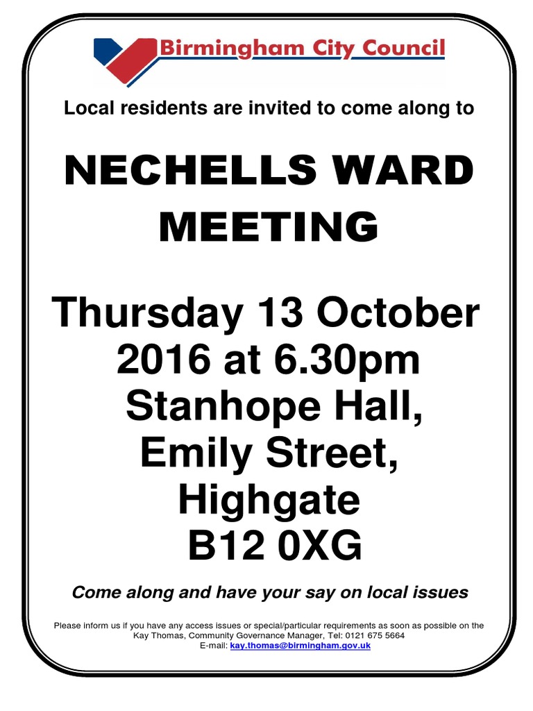 POSTER Nechells | PDF