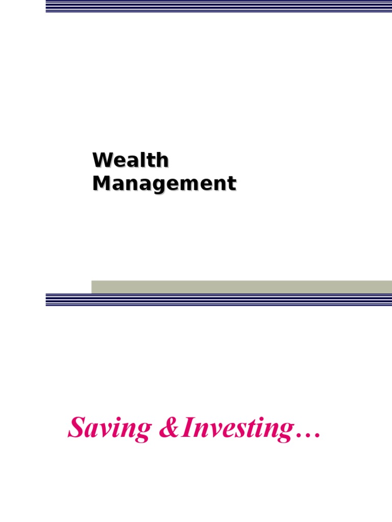 Wealth Management | PDF | Investment Fund | Asset Allocation