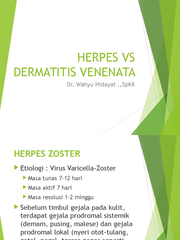Herpes Vs Dermatitis Pdf