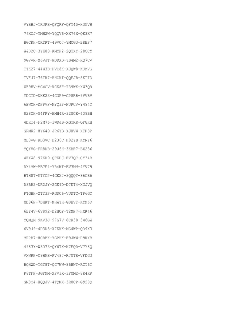 Serials Keys | PDF | Microsoft Office 2010 | Share Point