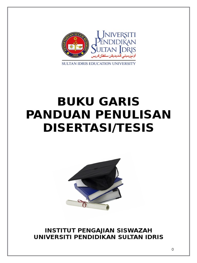 Garis Panduan Penulisan Tesis | PDF