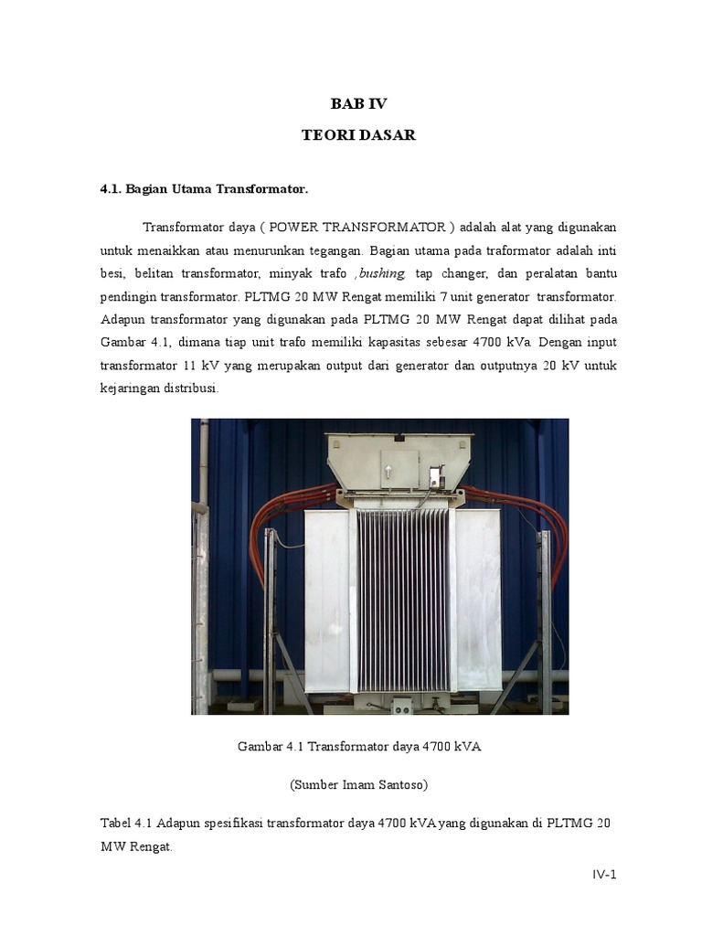 Panduan Transformator Daya | PDF