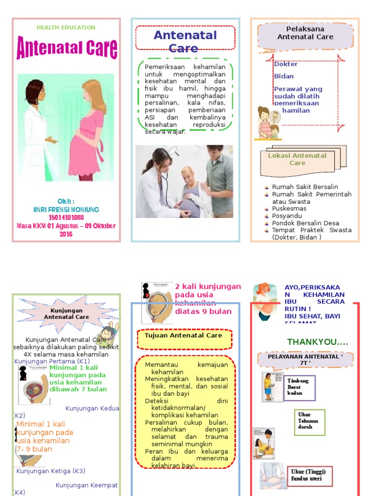 Leaflet He Antenatal | PDF