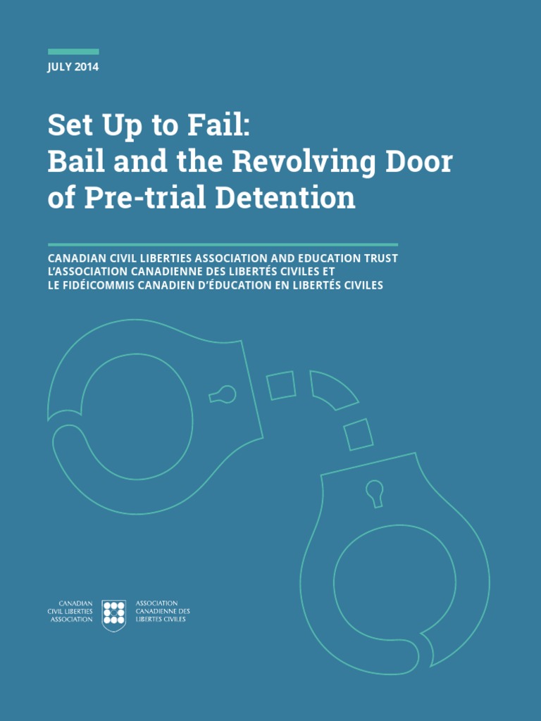 Set Up To Fail | PDF | Bail | Remand (Detention)