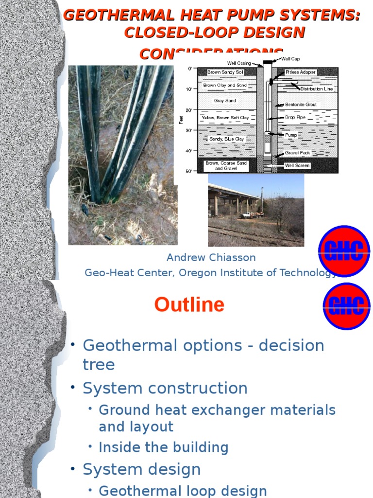Geothermal Heat Pump Systems: Closed-Loop Design Considerations | PDF ...