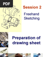 Freehand Sketching Techniques Guide | PDF