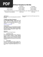 ACM Paper Format | PDF